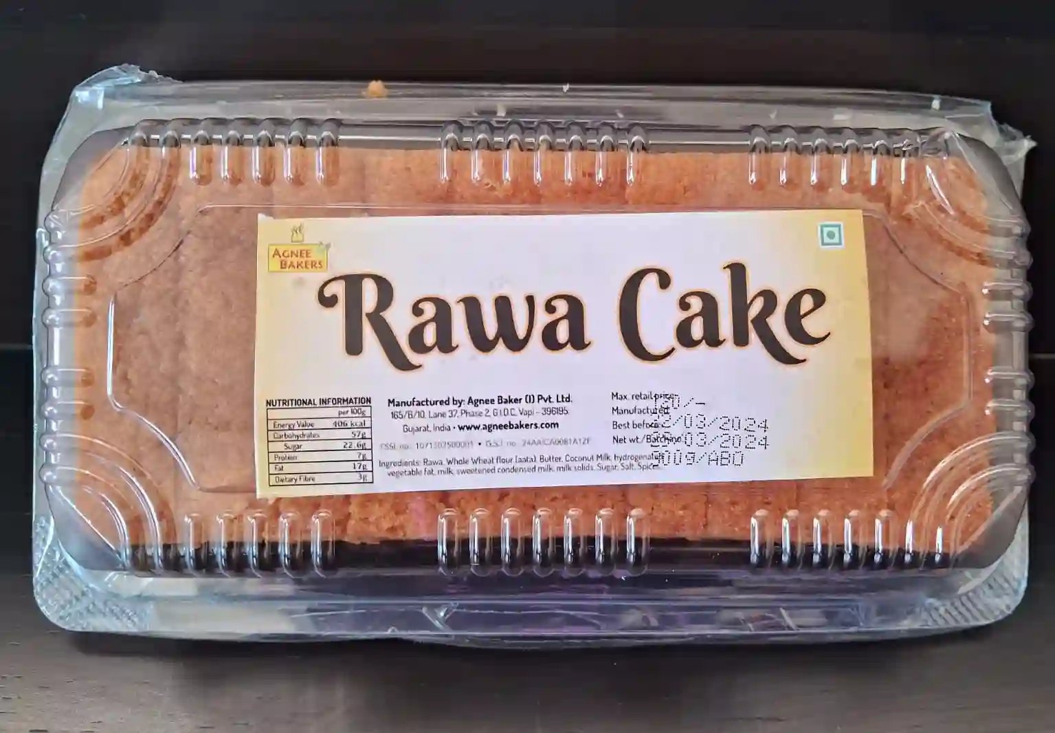 Rava Cake